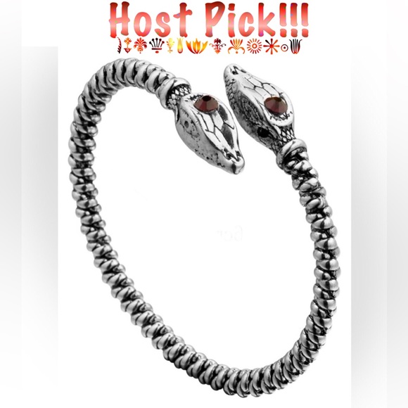 Accessories | Ouroboros Dual Twoheaded Snake Serpent Rope Body Antique ...